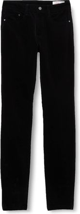 s.Oliver Womens 2122170 Cord Hose, Slim Fit, schwarz, 40/28