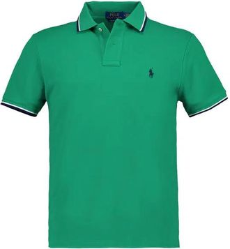 Polo Ralph Lauren Herren Polo-Shirt gr&uuml;n Slim Fit