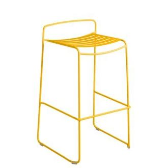 Fermob Tabouret haut empilable Surprising - Jaune - Acier peint - Designer Harald Guggenbichler