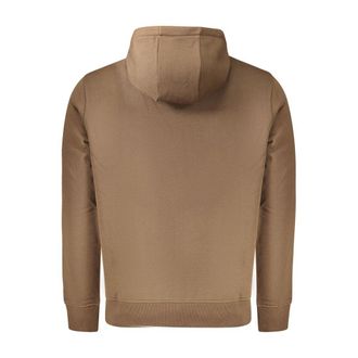 Napapijri Cotton Logo Hoodie - Brown