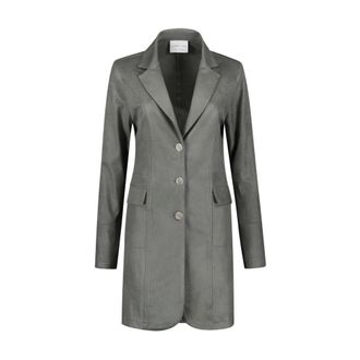 Hart by Helena Hart Langer Army Rider Blazer Jacke - - Jackets - Damen - Gr&uuml;n - XS