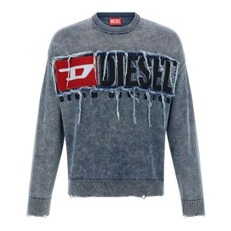 Diesel Homme, Sweatshirts et sweats à capuche, Bleu, Taille: M Sweat K-Fronzi