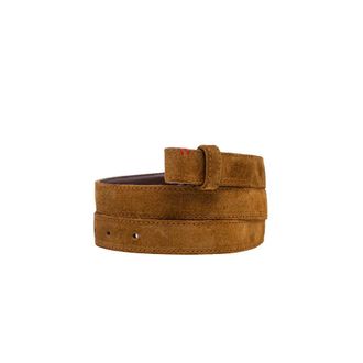 CLARIS VIROT Baby Ceinture Cuir Suede Tabac - - Accessories - Damen - Braun - M