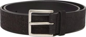 Orciani Homme, Accessoires, Brun, Taille: 100 CM Ceinture en cuir nubuck