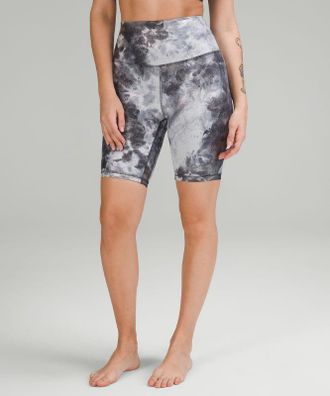 lululemon Short Align taille haute Shine pour Femmes - 20 cm - Gris/&Eacute; - Taille 4