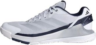 adidas Adidas Homme Crazyquick Lightstrike Padel Shoes Chaussures, FTWR Blanc Argent m&eacute;tallis&eacute; Bleu fonc&eacute;, 46 EU