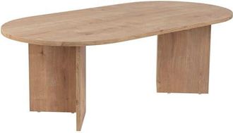 Hanah Home Elegant Coffee Table, Sapphire Oak, 119 x 39.8 x 60 cm | 100% Melamine Coated Particle Board, 18 mm Thickness | Stylish & Functional for Modern Living
