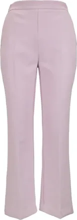 Elisabetta Franchi Femme, Pantalons, Rose, Taille: 38 FR Cropped Pantalons