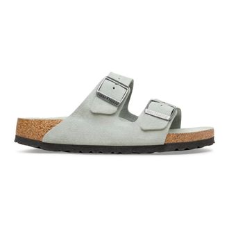Birkenstock Femme, Chaussures, Vert, Taille: 40 EU Arizona Soft Footbed Narrow Fit