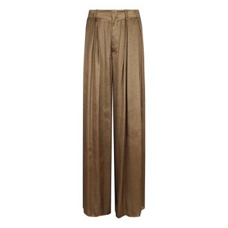 Ralph Lauren Greer Full Length Pleated - - Trousers - Damen - Gelb - 3XS