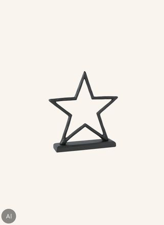Villeroy & Boch Stern Christmas Chic schwarz