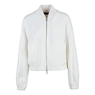 Fabiana Filippi Femme, Vestes, Blanc, Taille: 40 FR Giubbotto in felpa