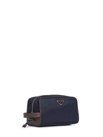 Prada Mens Beauty Case Speedrock Blue Recycled Polyamide Wallets & Cardholders