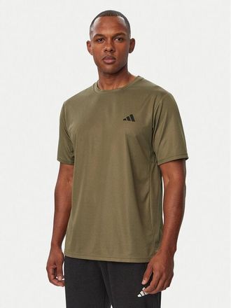 adidas Technisches T-Shirt Workout Essentials KD5461 Khakifarben Regular Fit