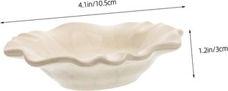 Amosfun Keramik Aromaschale Ätherische Öle Aufbewahrungsschale Aromatherapie Tablett Langlebig Sicher Dekorativ für Kosmetik und Wellness Salon Geeignet