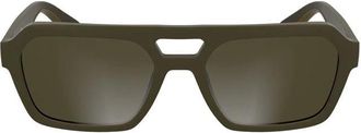 Calvin Klein Homme, Accessoires, Brun, Taille: ONE Size Lunettes de soleil en tissu bio