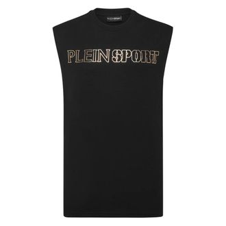 Plein Sport Homme, Tops, Noir, Taille: 2XL Hauts sans manches
