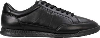 BOSS Homme Nitan_Lowp_bu Baskets &agrave; Profil Bas, Noir, 44 EU