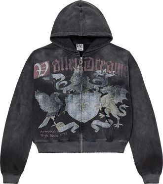 Vale Evo zip-up hoodie - Schwarz