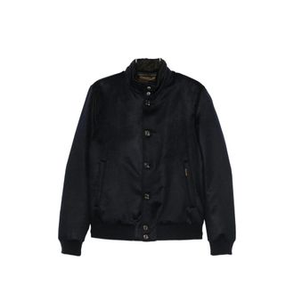 Moorer Button-fastening Bomber Jacket