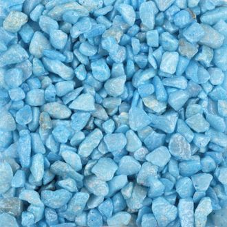 Eurosand Dekosteine 5-8mm 500g. Dekoration Farbsteine Dekokies Bunte Steine. Blau HELLBLAU