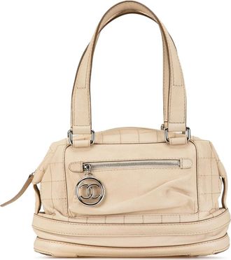 Chanel Crossbody Bags - Goatskin Square Stitch Essential Bowler - Gr. unisize - in Braun - f&uuml;r Damen