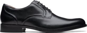 Clarks Mixte Craftarlo Lace Botte Oxford, Noir Cuir, 42.5 EU