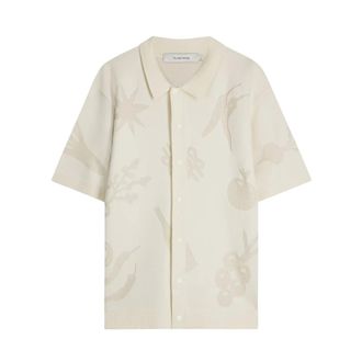 Filling Pieces Homme, Pulls, Beige, Taille: 2XL Knit Shirt Breaking Bread