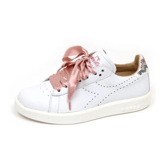 Diadora Wei&szlig;e Heritage Game mit Perlen Schuhe - - Shoes - Damen - Wei&szlig; - 36 1/2 EU