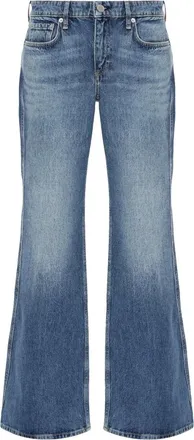 Rag & Bone Josie Relaxed Flare Jean - Femme - Jeans - Bleu - Taille: W28