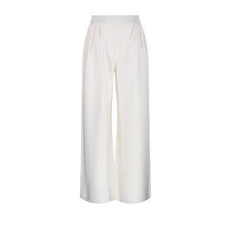 Max Mara Femme, Pantalons, Blanc, Taille: 36 FR Bora Knitted Pants