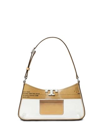 Tory Burch Eleanor Clear Slim Schultertasche - Nude