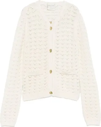 Forte_Forte cardigan &agrave; poches boutonn&eacute;es - Blanc