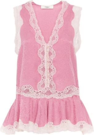 Chlo&eacute; Damen, Oberteile, Rosa, 2XSGr&ouml;&szlig;e