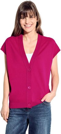 Cecil Damen B253775 Cardigan Weste, pink Sorbet, M