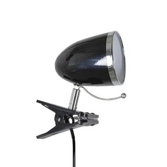 Corep Spot &agrave; pince m&eacute;tal noir Corep LITTLE ARTY H20cm