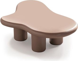Menzzo Table basse forme nuage Valdo 69x100cm Taupe