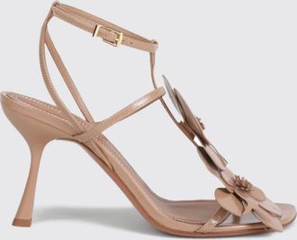 Zimmermann Orchid Ledersandalen mit Blumenapplikation und Stiletto-Absatz