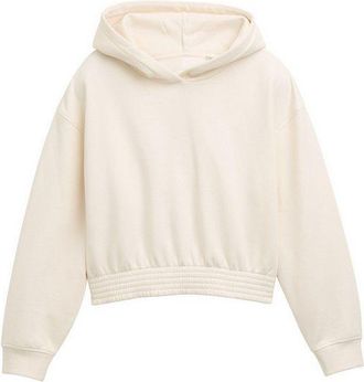Tom Tailor Sweatshirt Strick & Sweatshirts Cropped Hoodie Sweatshirt mit Print