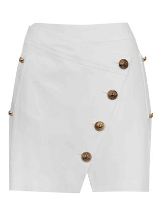 Elisabetta Franchi Mini Jupe - Blanc