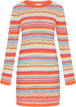 Izia Kleid Frauen orange mehrfarbig