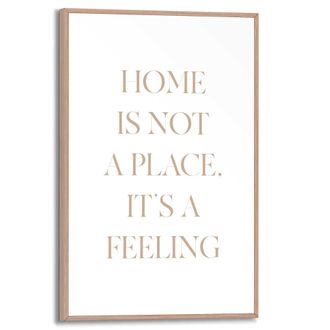 Reinders Gerahmtes Bild, Feeling Home, Wohnzimmer, MDF, 30 x 20