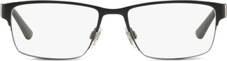 Polo Ralph Lauren lunettes de vue à monture rectangulaire - Noir