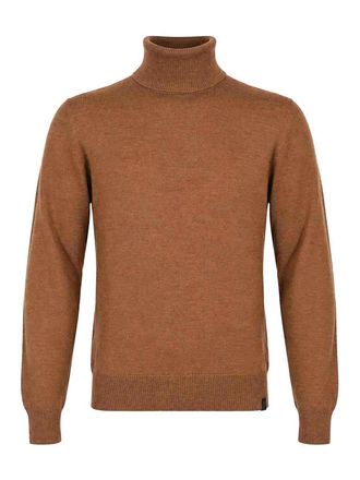 Fay Rollkragenpullover - Braun