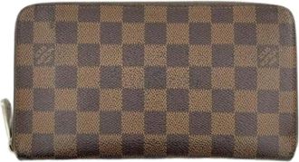 Louis Vuitton unisex, Pre-owned, Brun, Taille: ONE Size Portefeuille en tissu doccasion