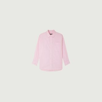 SOEUR CHEMISE CARLOTTA ROSE/BLANC CASS&Eacute;