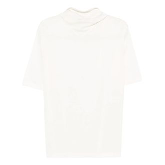 Christophe Lemaire Femme, Tops, Beige, Taille: 40 FR T-Shirt Avec Foulard