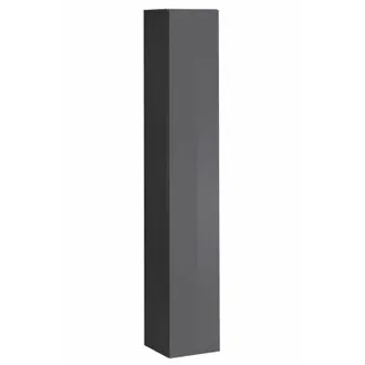 AC-D&eacute;co Vitrine verticale - Switch SW 1 - L 30 cm x P 30 cm x H 180 cm - Graphite - Livraison gratuite