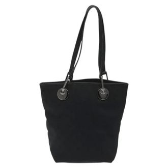 Gucci Pre-owned Nylon sacs-gucci - Femme - Pre-owned - Noir - Taille: ONE Size