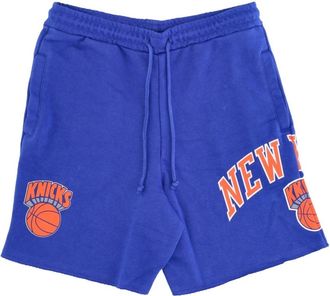Mitchell & Ness NBA Game Day French Terry Shorts - - Shorts - Herren - Blau - L